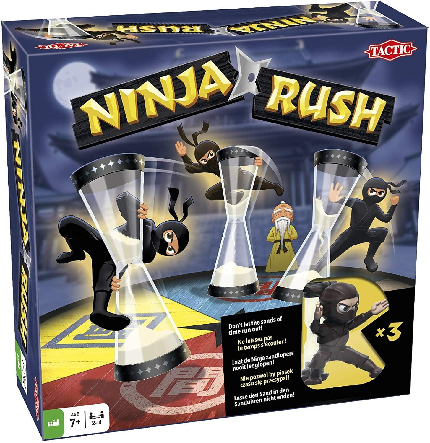 Tactic Ninja Rush Fun Strategy Family Board Game (7+) - NEW - Walmart.com