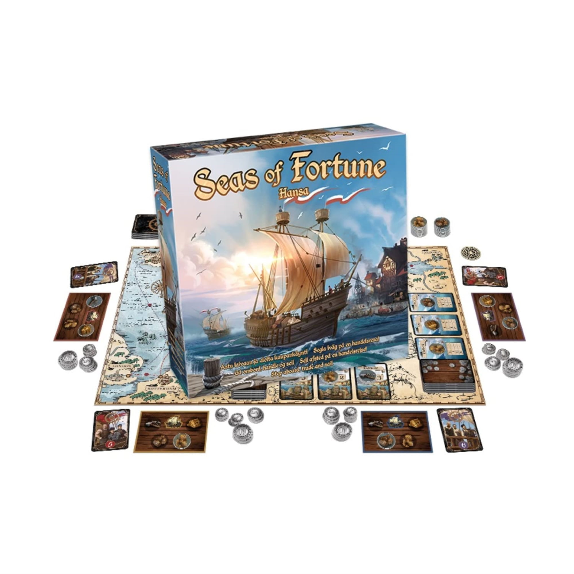 Tactic USA Seas of Fortune Board Game - Walmart.com