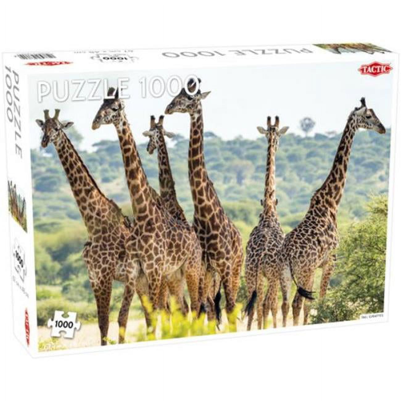 Tactic USA TAC56755 Animals - Tall Giraffes Puzzle - 1000 Piece - Walmart.com
