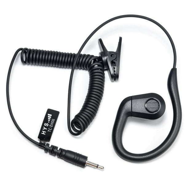 Tactical 2.5mm Earpiece for Law Enforcement Radio Communication ...