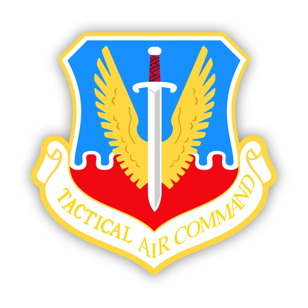 Tactical Air Command Emblem Sticker Decal - Self Adhesive Vinyl ...