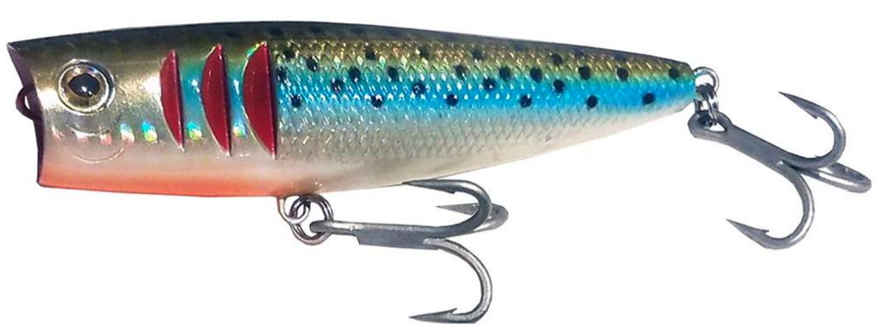 Tactical Anglers CrossOver Popper Lures, 4", 7/8oz, Baby Trout ...