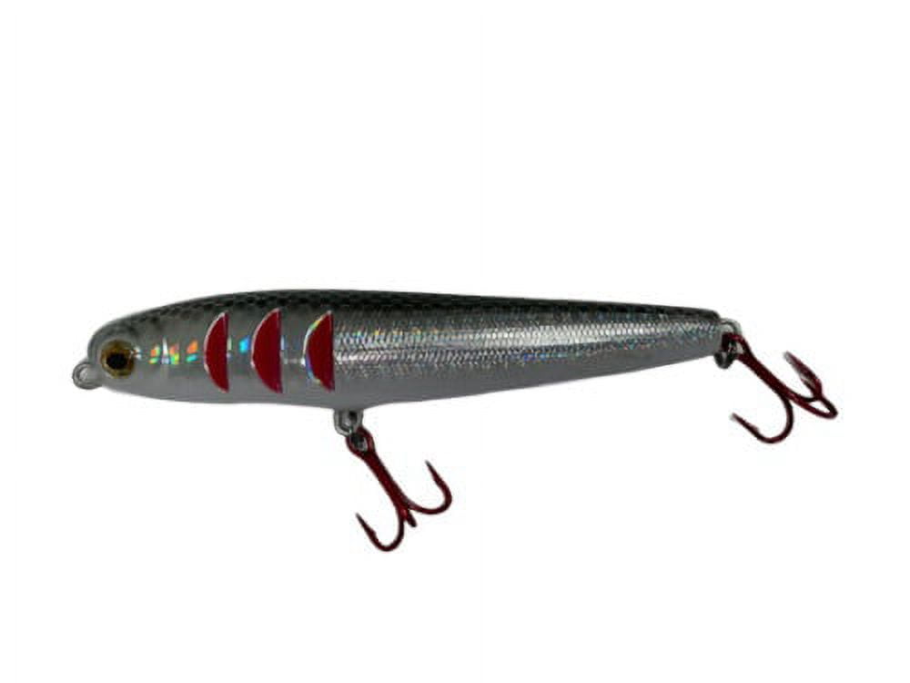 Tactical Anglers CrossOver Stalker Lures, 4 1/2", 3/4oz, Silver Bullet ...