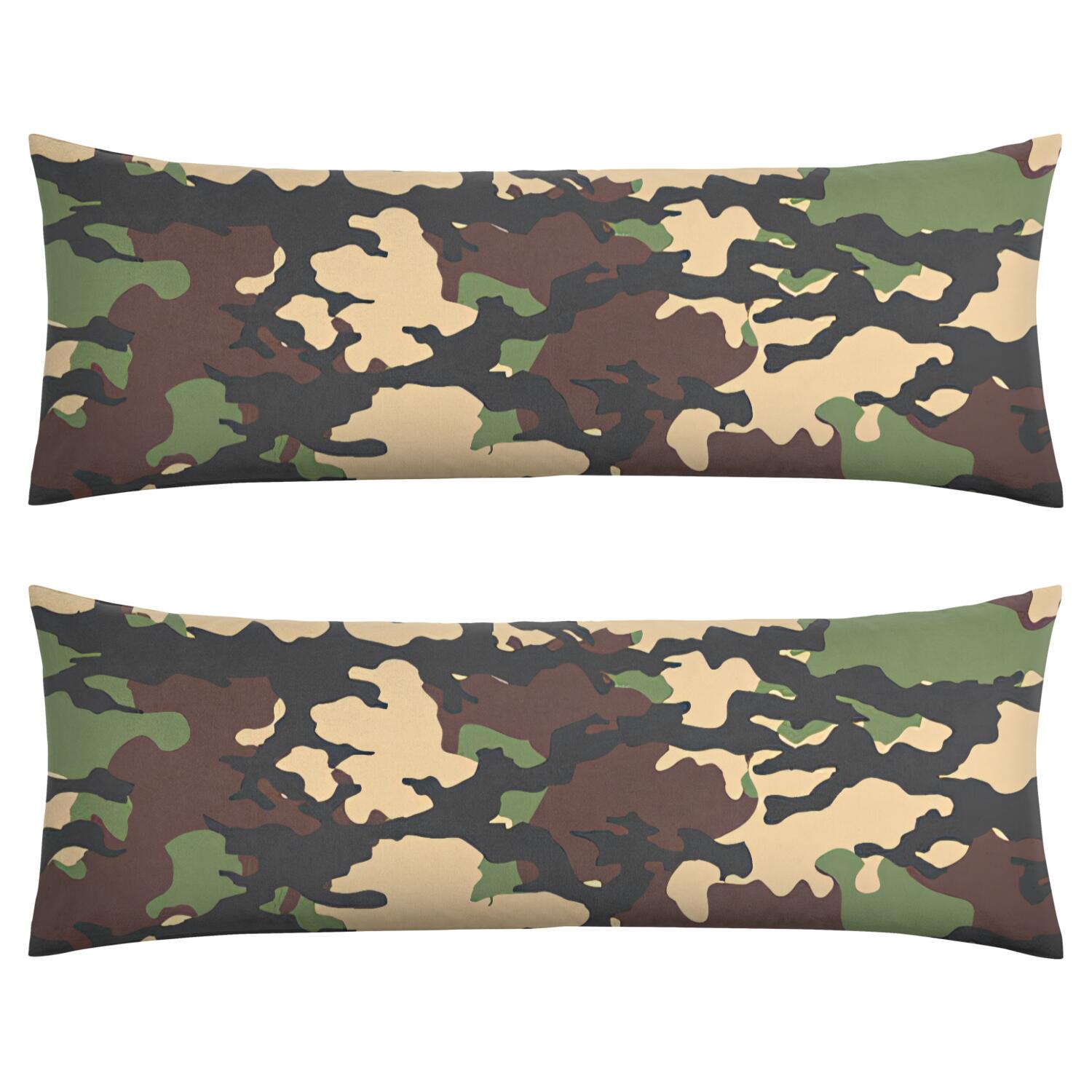 Tactical Army Throw Pillow Cover Abstract Camo Design, Modern Military ...