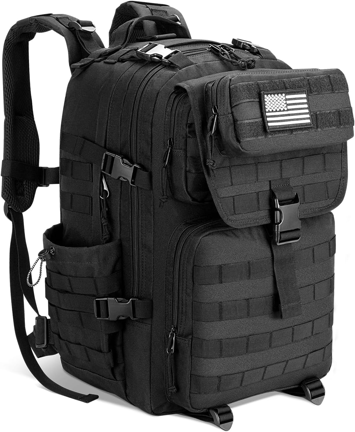 Tactical Backpack, 45L Heavy Duty Military Backpack for Men, Army Molle ...