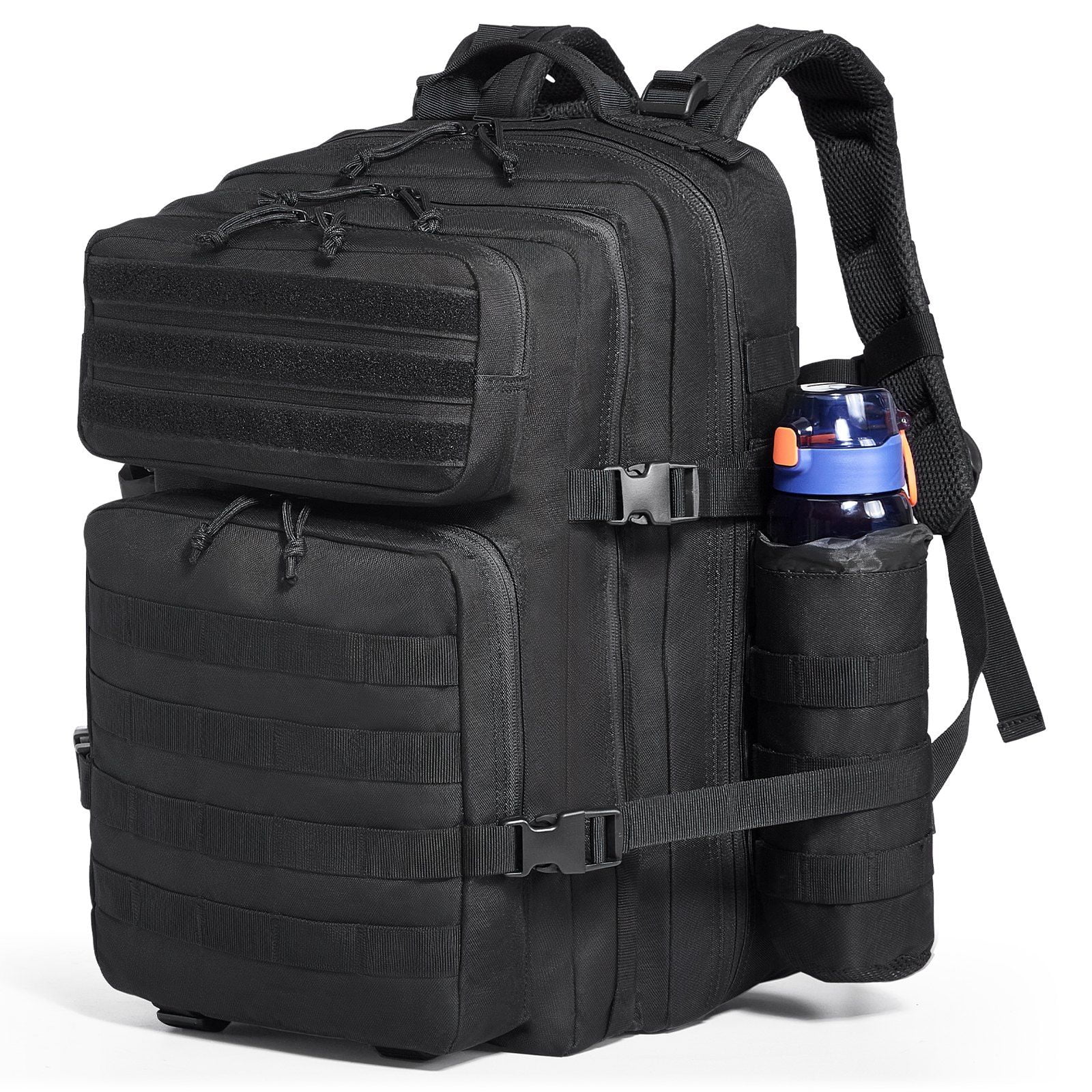 Tactical Backpack 45L Military Backpack with Molle Mode & 3 ...