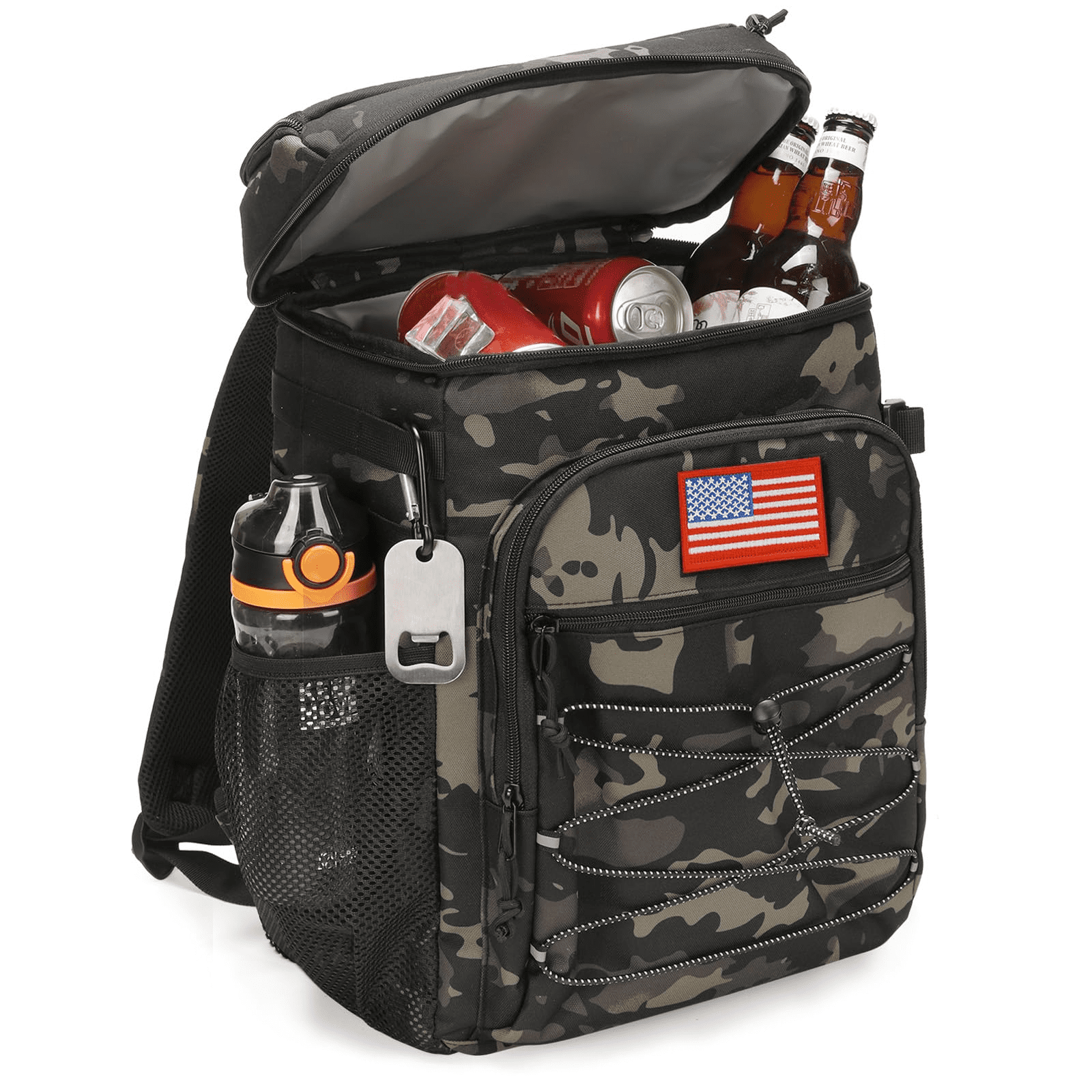 Tactical Backpack Cooler, 25L Cooler Backpack Insulated Leak-Proof ...