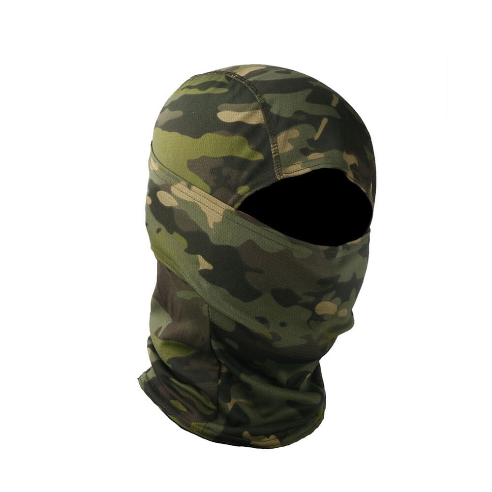 Tactical Balaclava Camo Face Mask UV Protection Ski Sun Hood Cover for ...