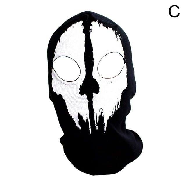 Tactical Balaclava Skeleton Ghost Skull Full Face Mask Windproof Ski ...