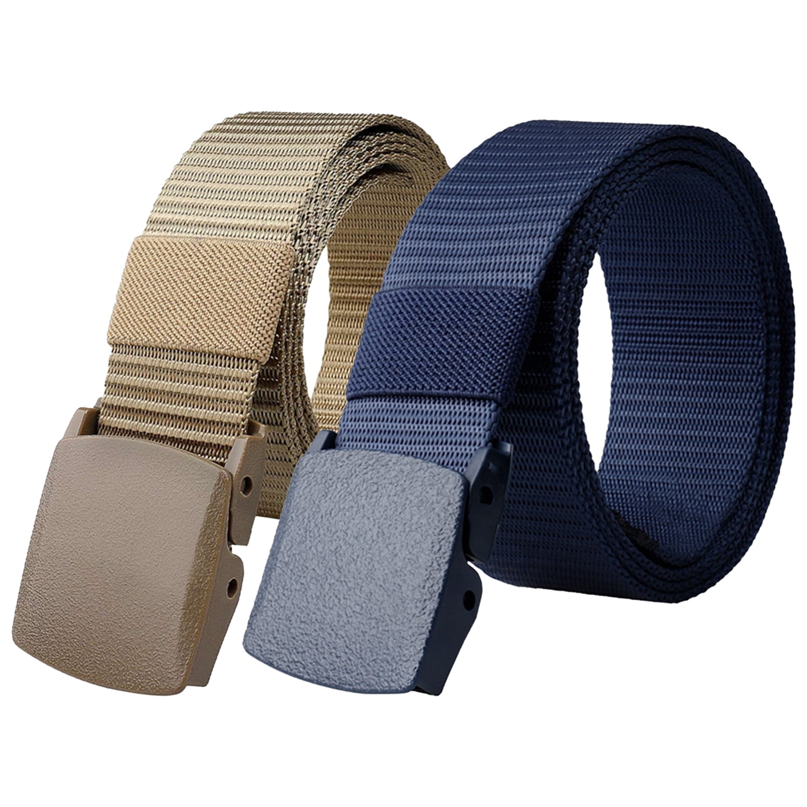 Tactical Belts for Men, Nylon Web Belt, Non Metal YKK Safe Buckle ...