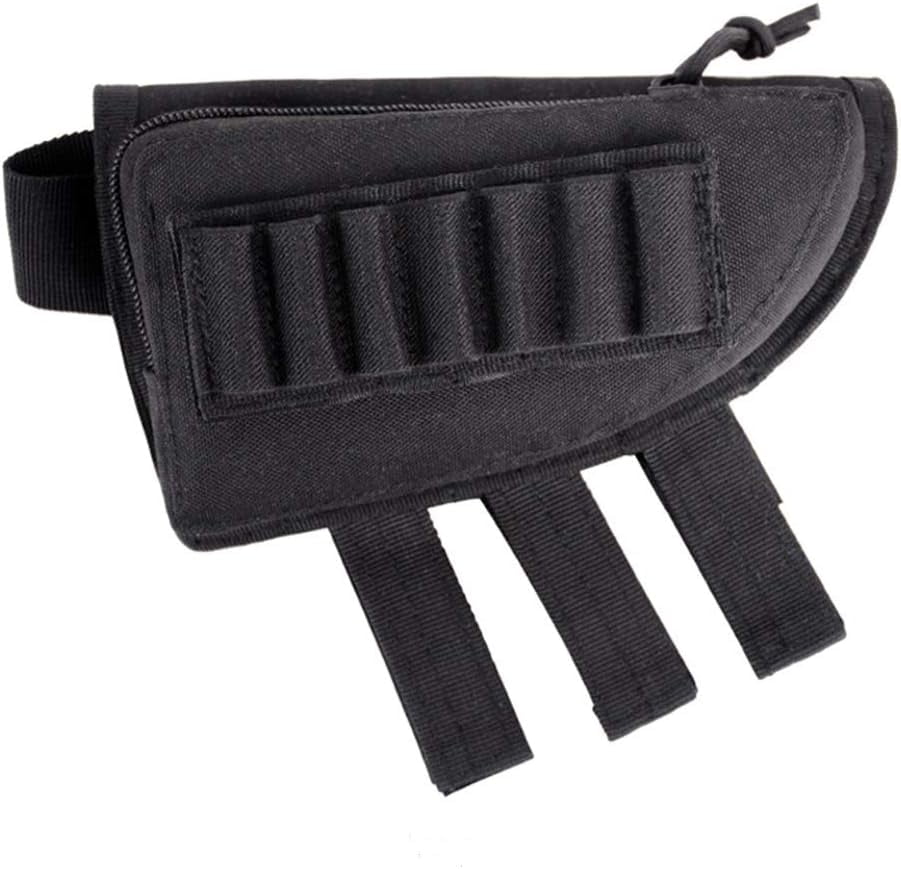 Tactical Buttstock Shotgun Rifle Shell Holder Ammo Cartridge Holder ...