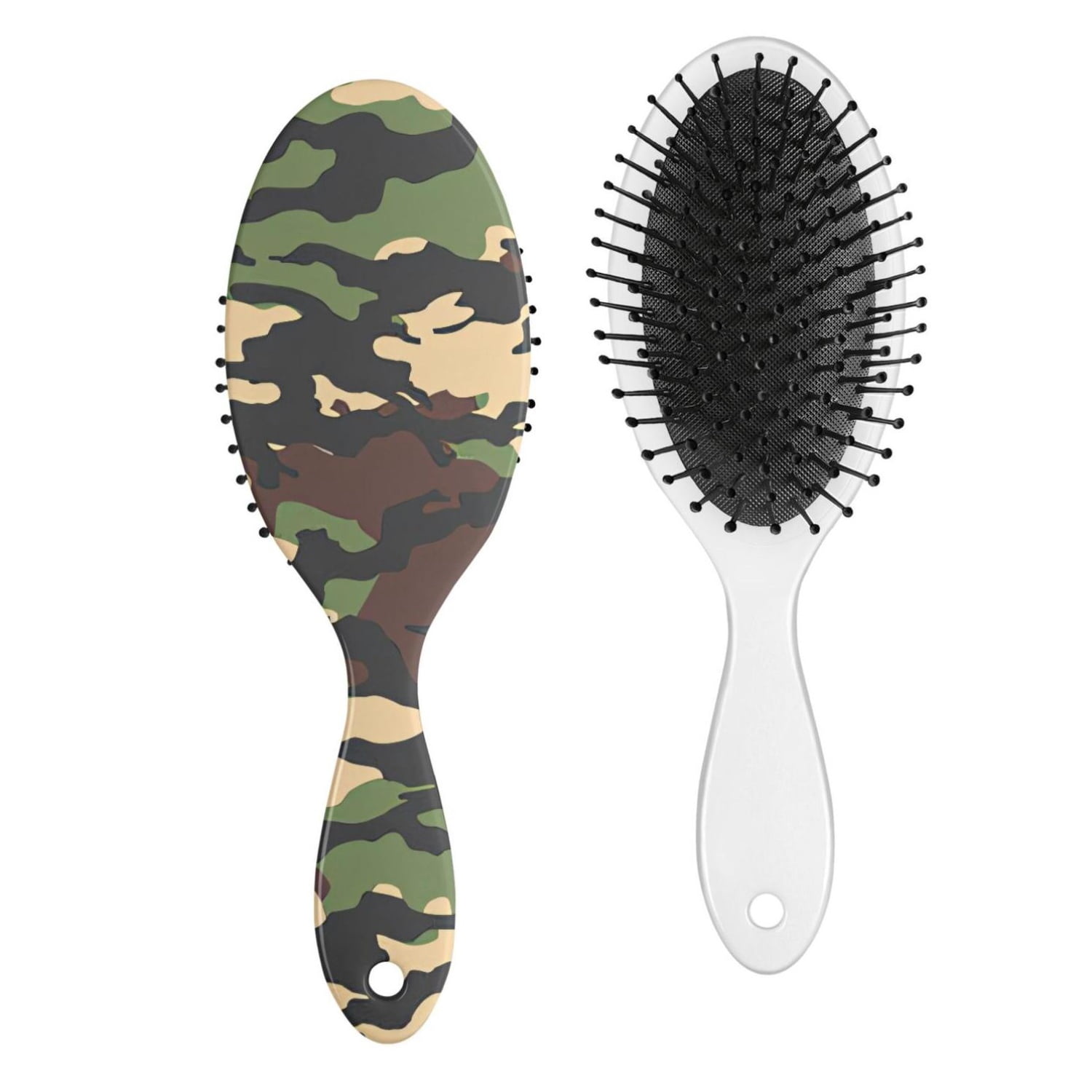 Tactical Camouflage Hair Brush, Outdoor Hunting Camo Detangler Comb for ...