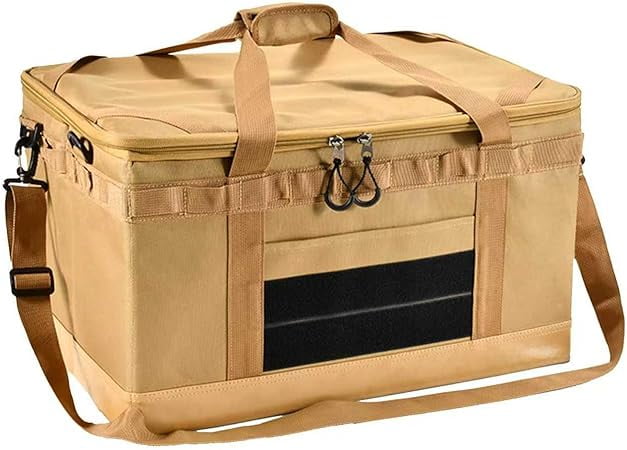 Tactical Camping Storage Bag, 57L Large Capacity Heavy-Duty Duffel ...