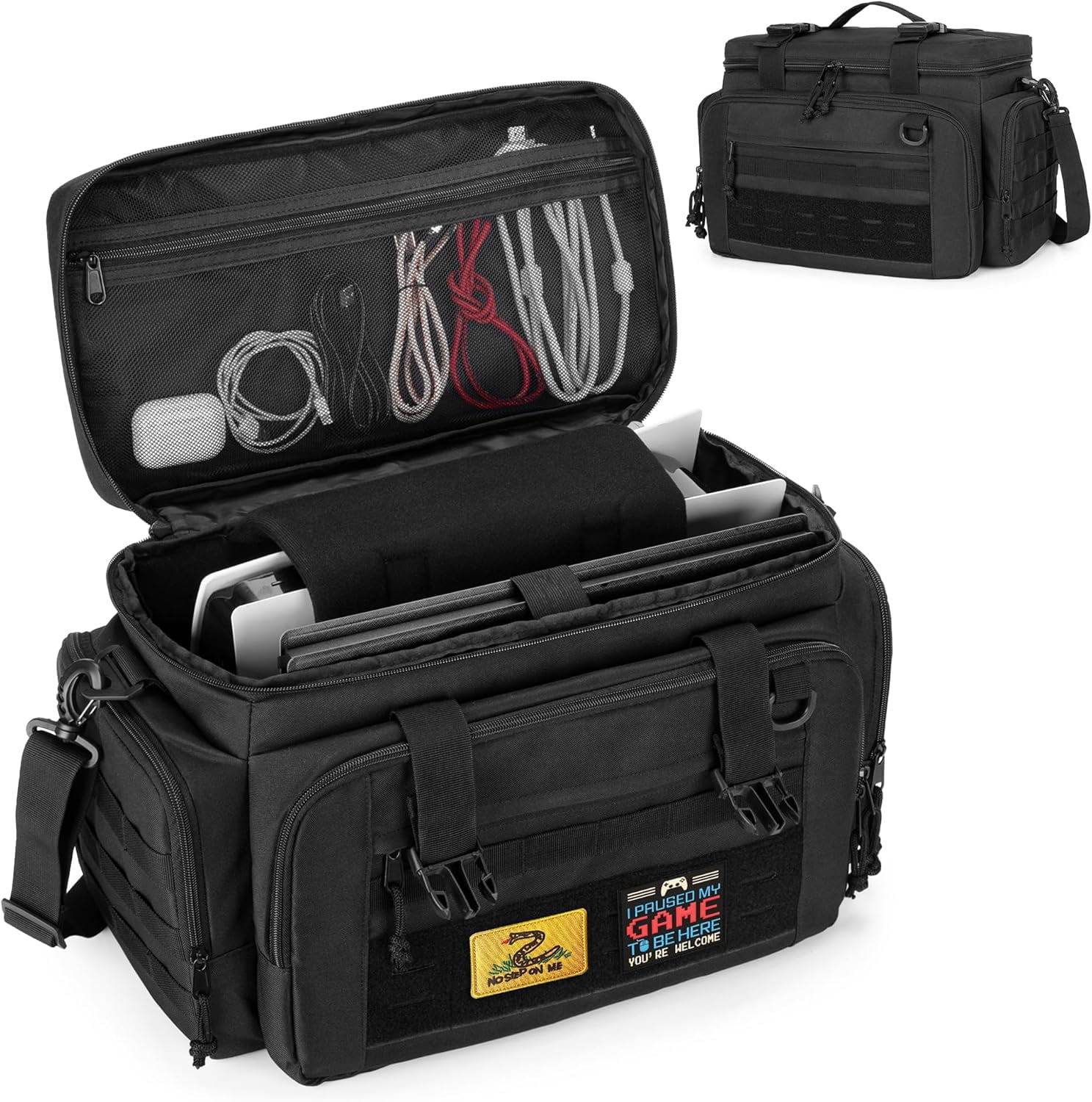 Tactical Carrying Case Compatible with PS5 Console, Travel Console ...