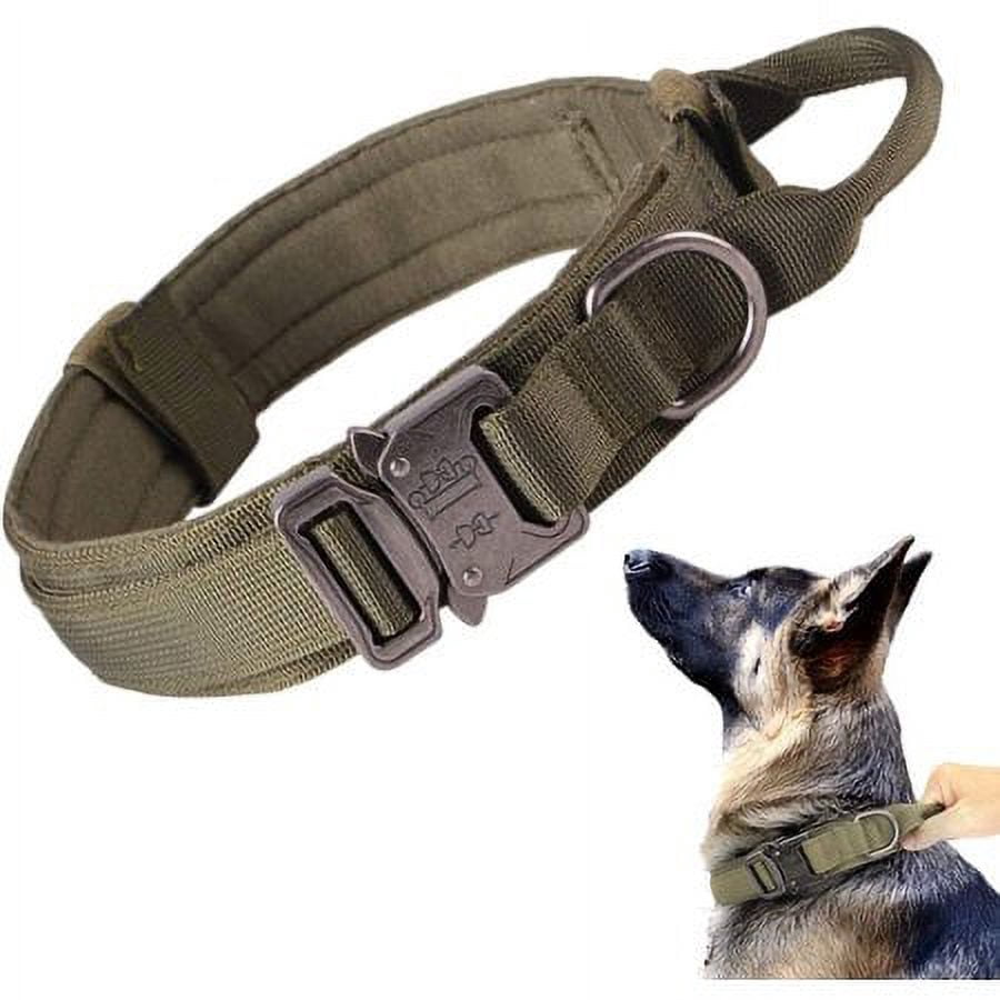 Tactical Dog Collar Nylon Adjustable K9 Collar Military Dog Collar ...