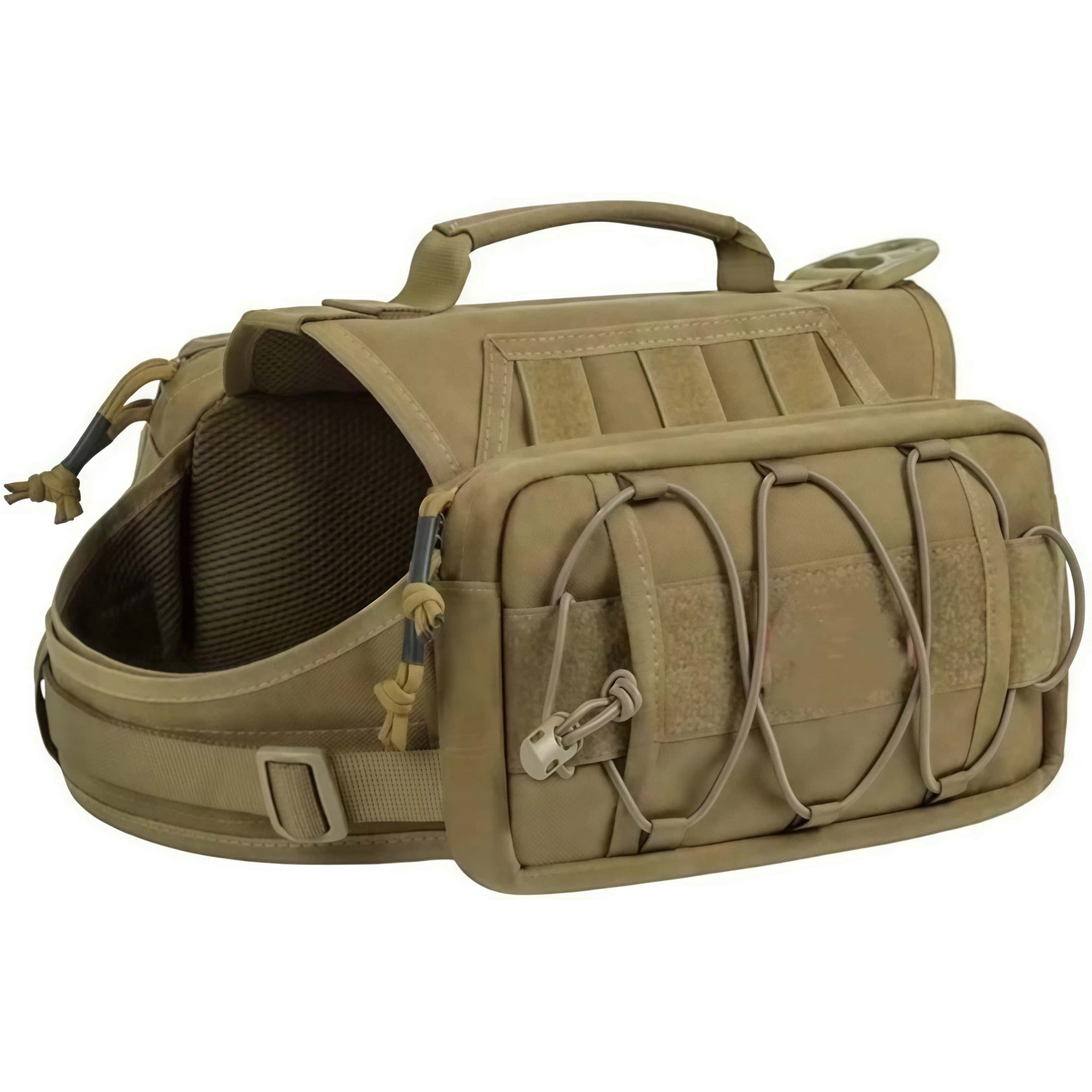Dog Pack Harness with Multiple Pockets, Adjustable Padded Dog Saddle ...
