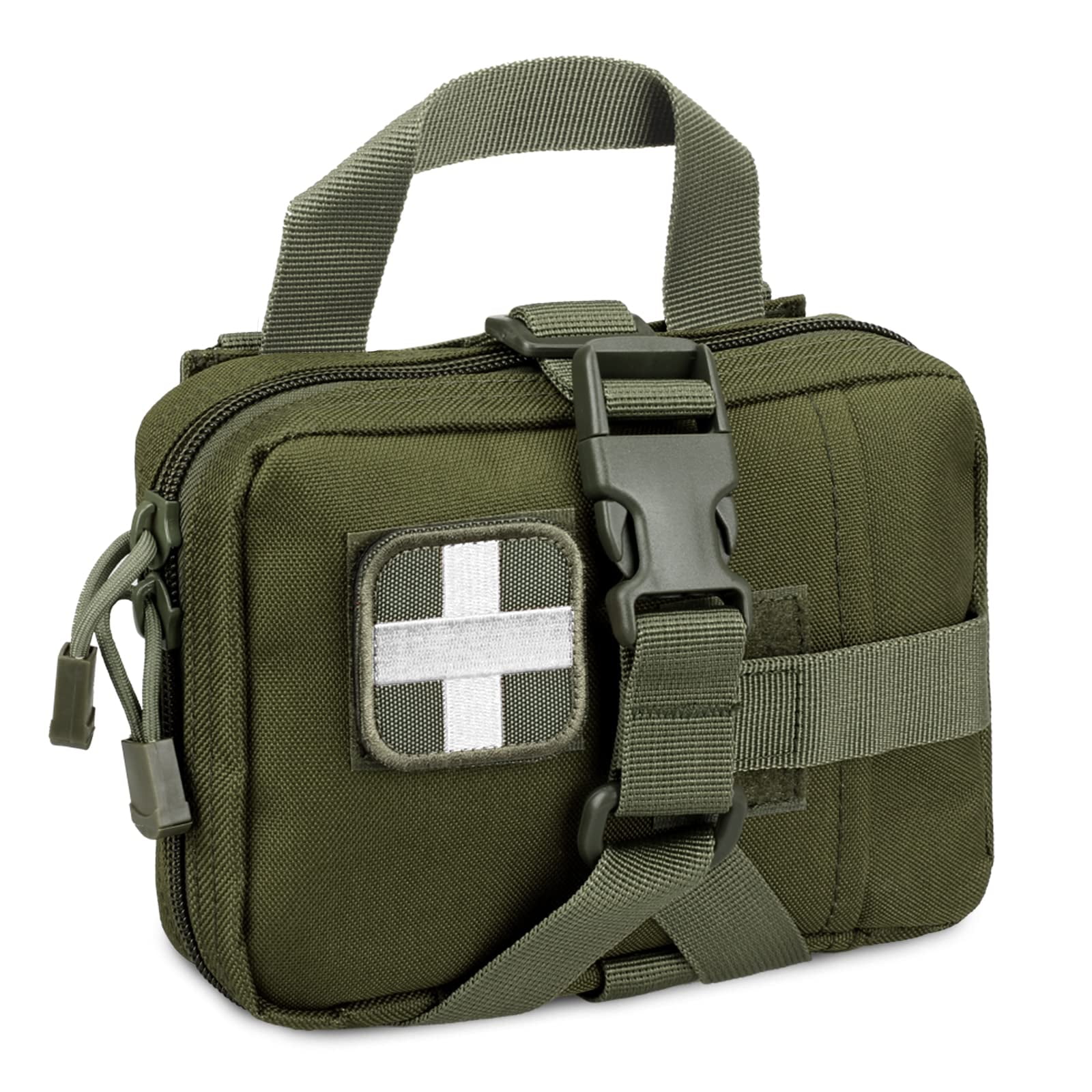 Tactical EMT Pouch, Rip Away Molle Medical Pouches IFAK Tear-Away First Aid Kit Emergency ...