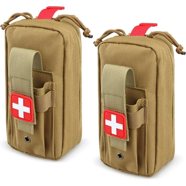 Tactical First Aid Kit Medical Molle Rip Away EMT IFAK Survival Pouch ...