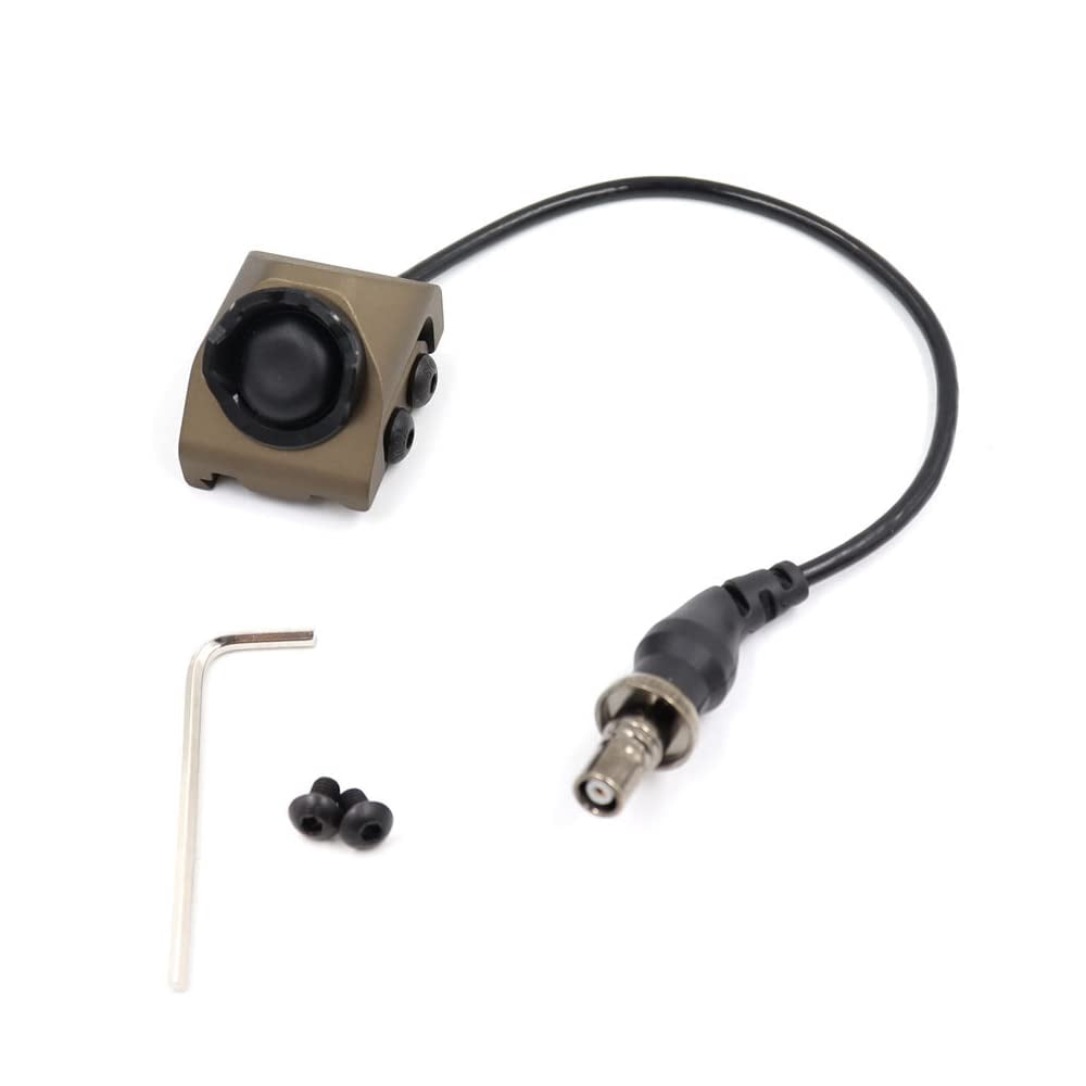 Tactical Flashlight Hot Mod Button Wire Control Switch 2 Modes for 20mm ...