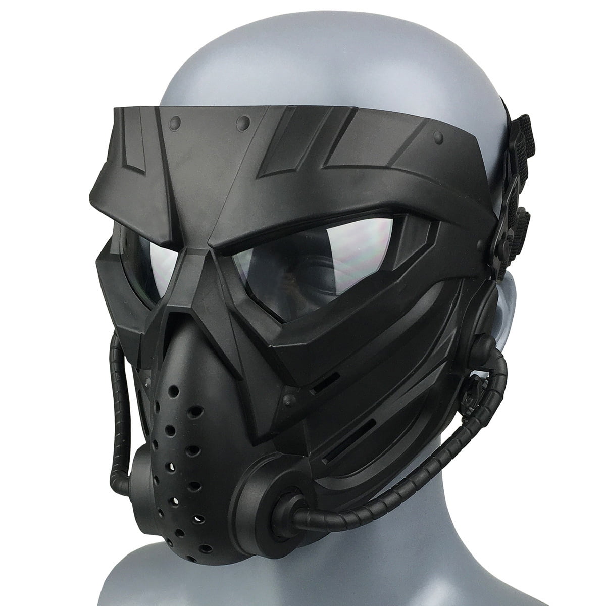 Tactical Full Face Protective Mask Paintball Alien Protective Face ...