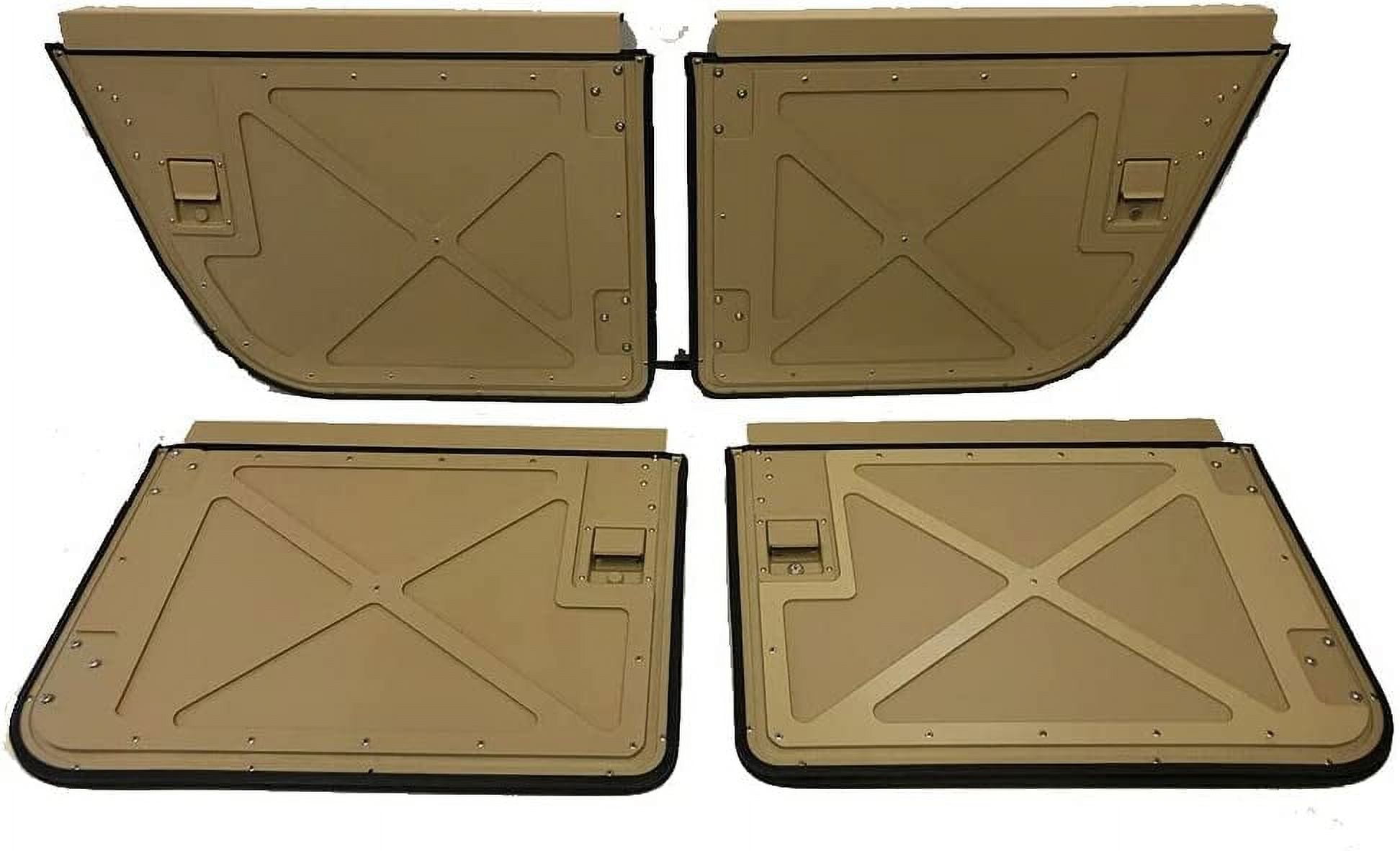Tactical Half Doors - Tan - Set Of 4, fits Military Humvee - Walmart.com