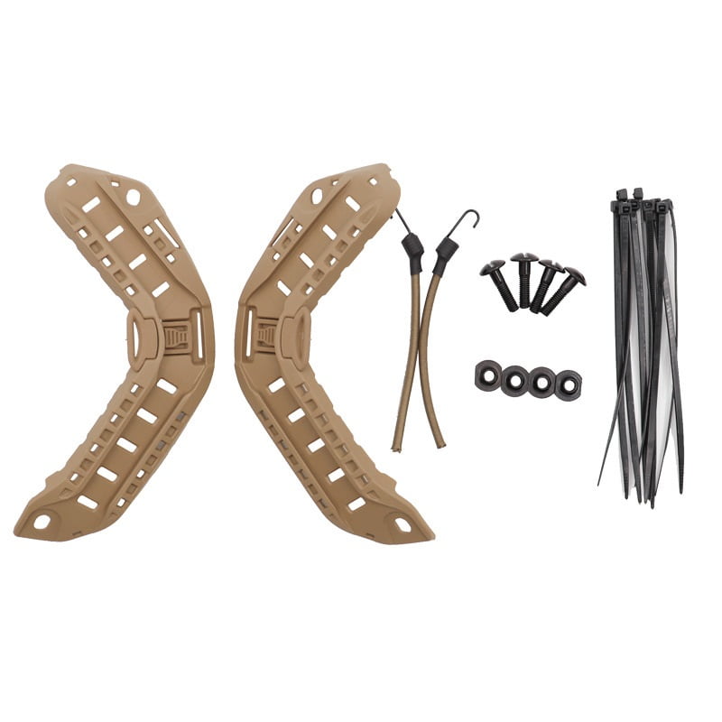 Tactical Helmet Side Rail Kit Modular Nylon Mount System with Screws ...