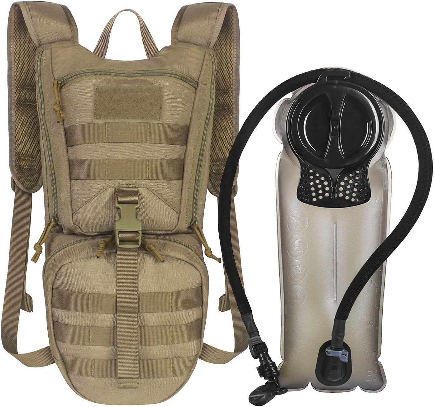Tactical Hydration Packs Backpack 1050D with 3L Water Bladder, Thermal ...