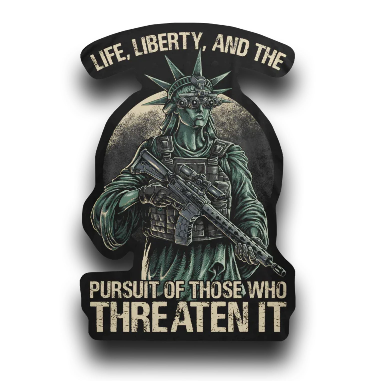 Tactical Liberty Decal Premium Vinyl Die Cut UV Coating Military Decals ...