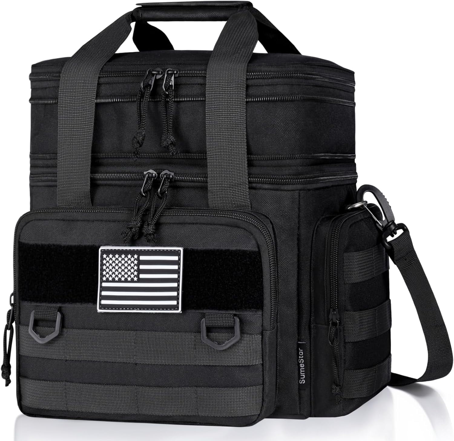 Tactical Lunch Box for Men, Expandable Large Insulated Lunch Bag for ...