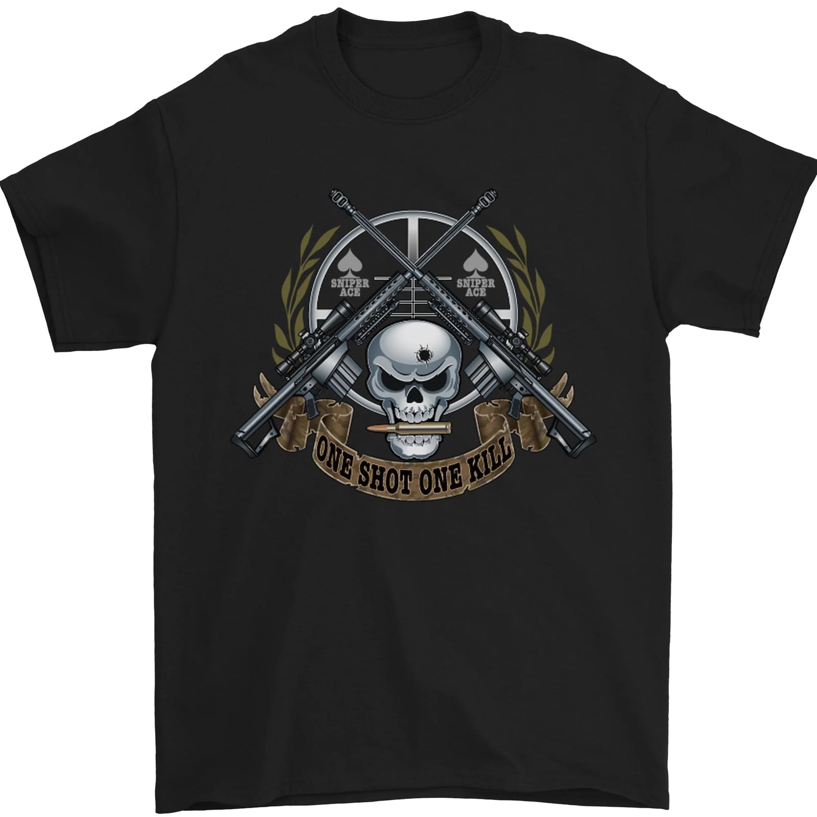 Tactical Marksman-Inspired Shirt, Military Precision Graphic Tee ...