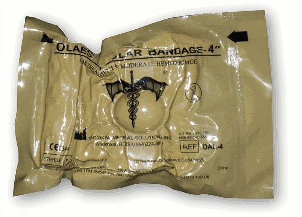 Tactical Medical Solutions 4" OLAES Modular Bandage Flat Packed ...