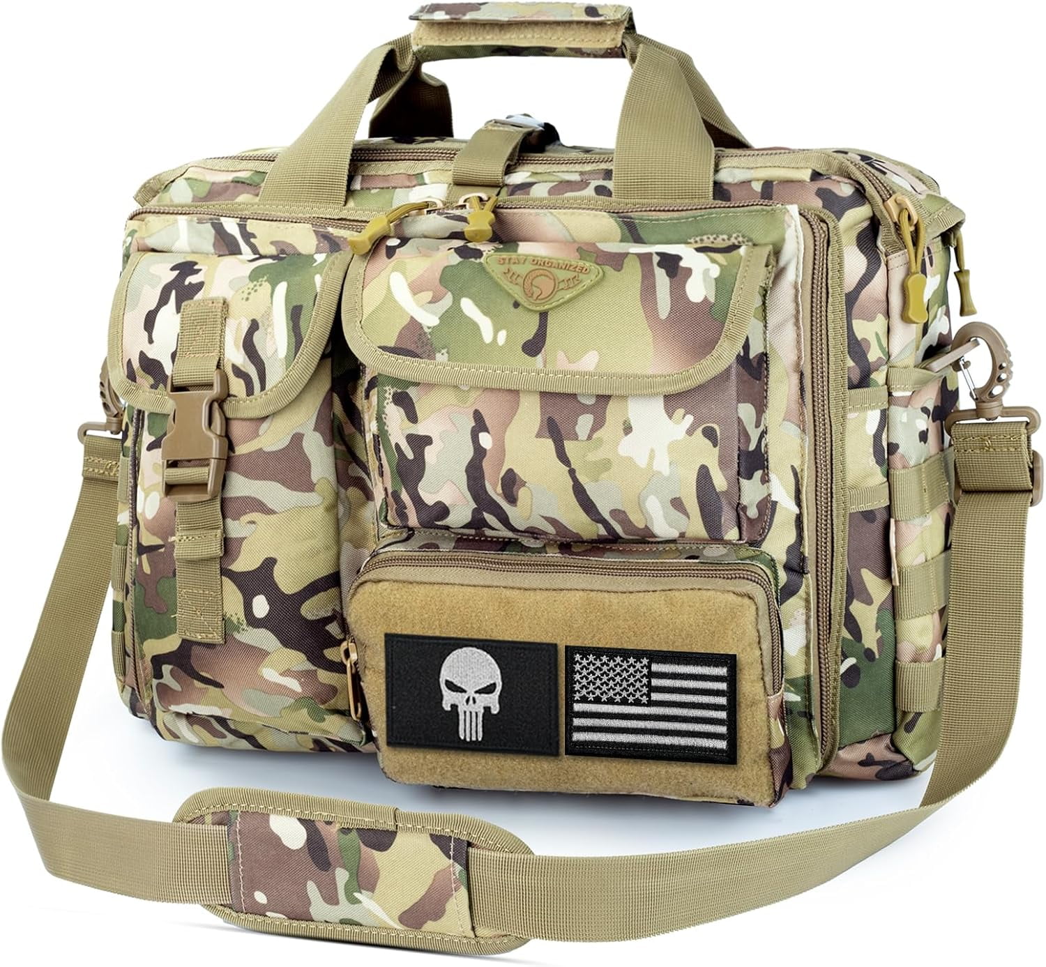 Tactical Messenger Bag, 14 Inch Tactical Briefcase for Men Military ...