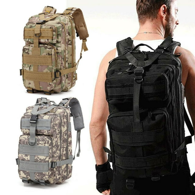 Tactical Military Backpack for Man 30L Waterproof Army Hiking Laptop ...