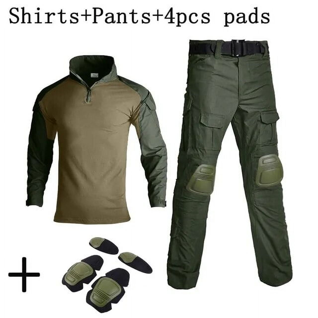 Tactical Military Uniform Airsoft Suits Training Suit Camouflage ...