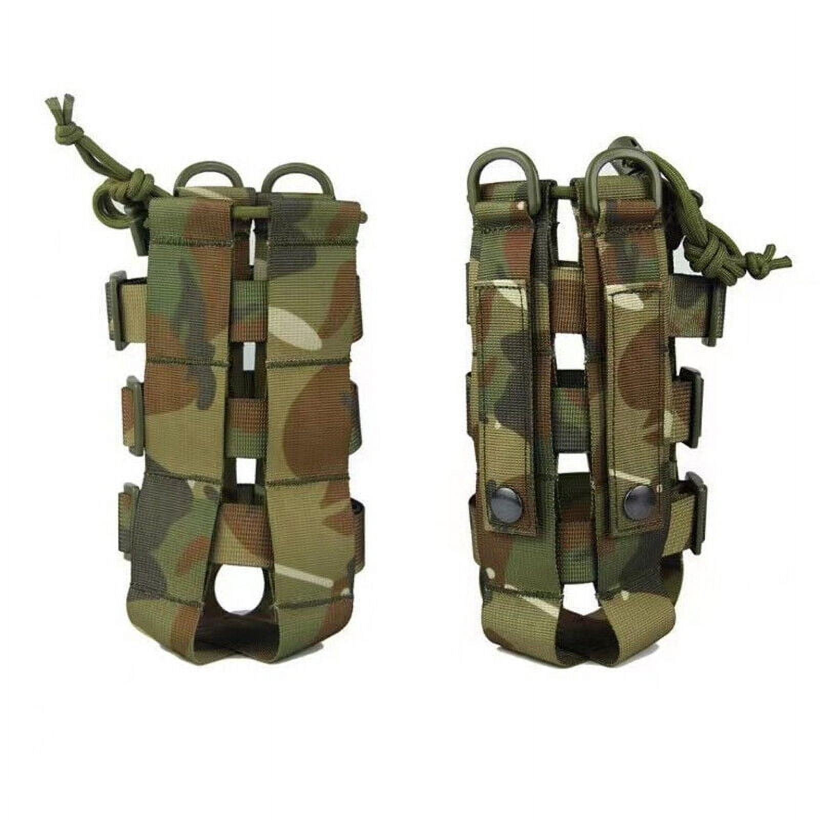 Tactical Molle Water Bottle Holder Carrier Pouch Kettle Bag Adjustable ...