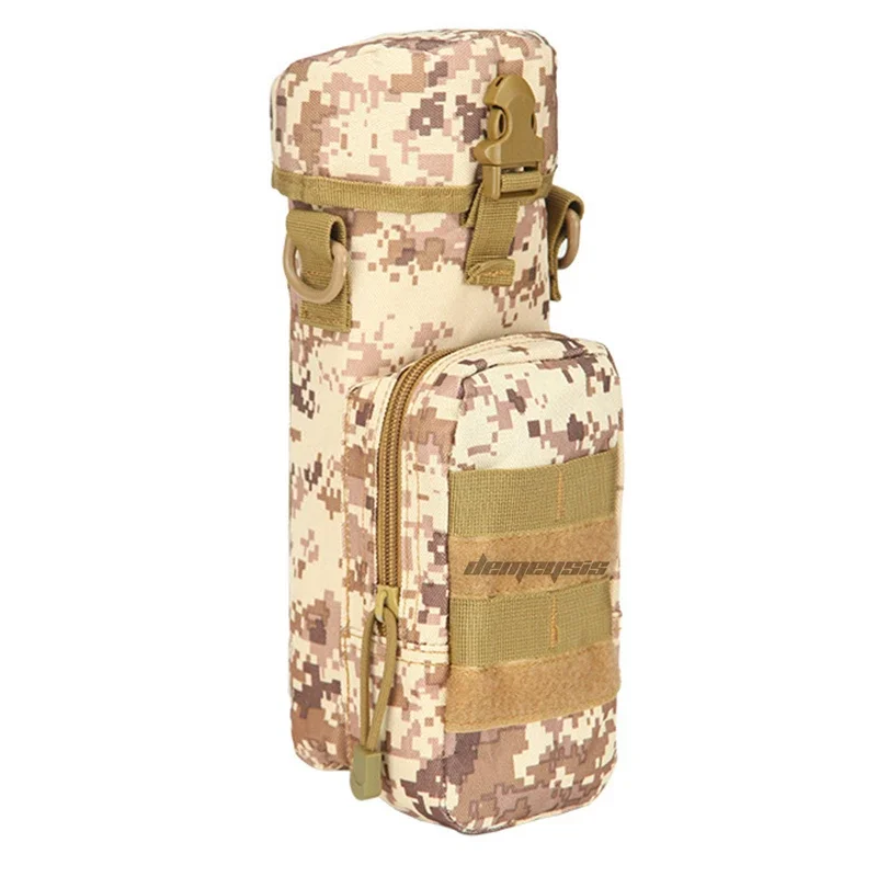 Tactical Molle Water Bottle Pouch Nylon Outdoor Travel Kettle Bag with ...