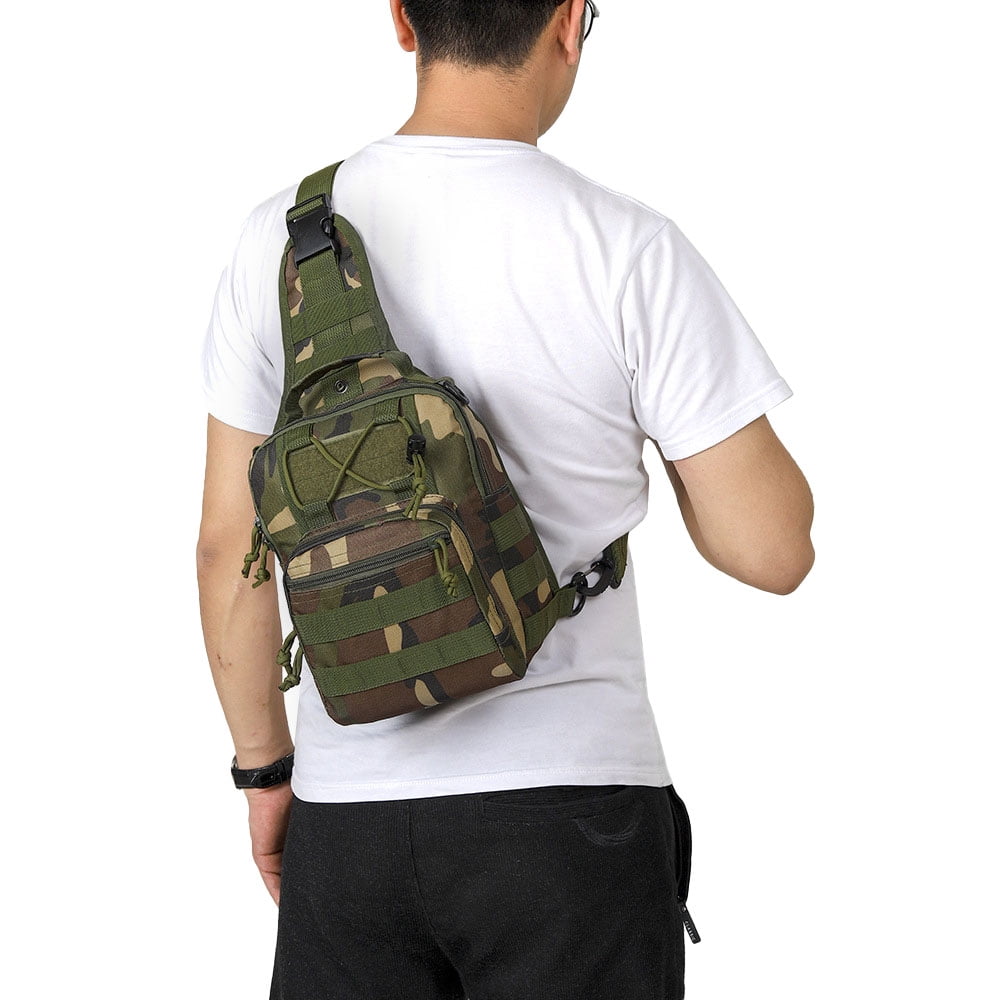 Tactical Shoulder Backpack Crossbody Bag Chest Sling Bag Waterproof ...