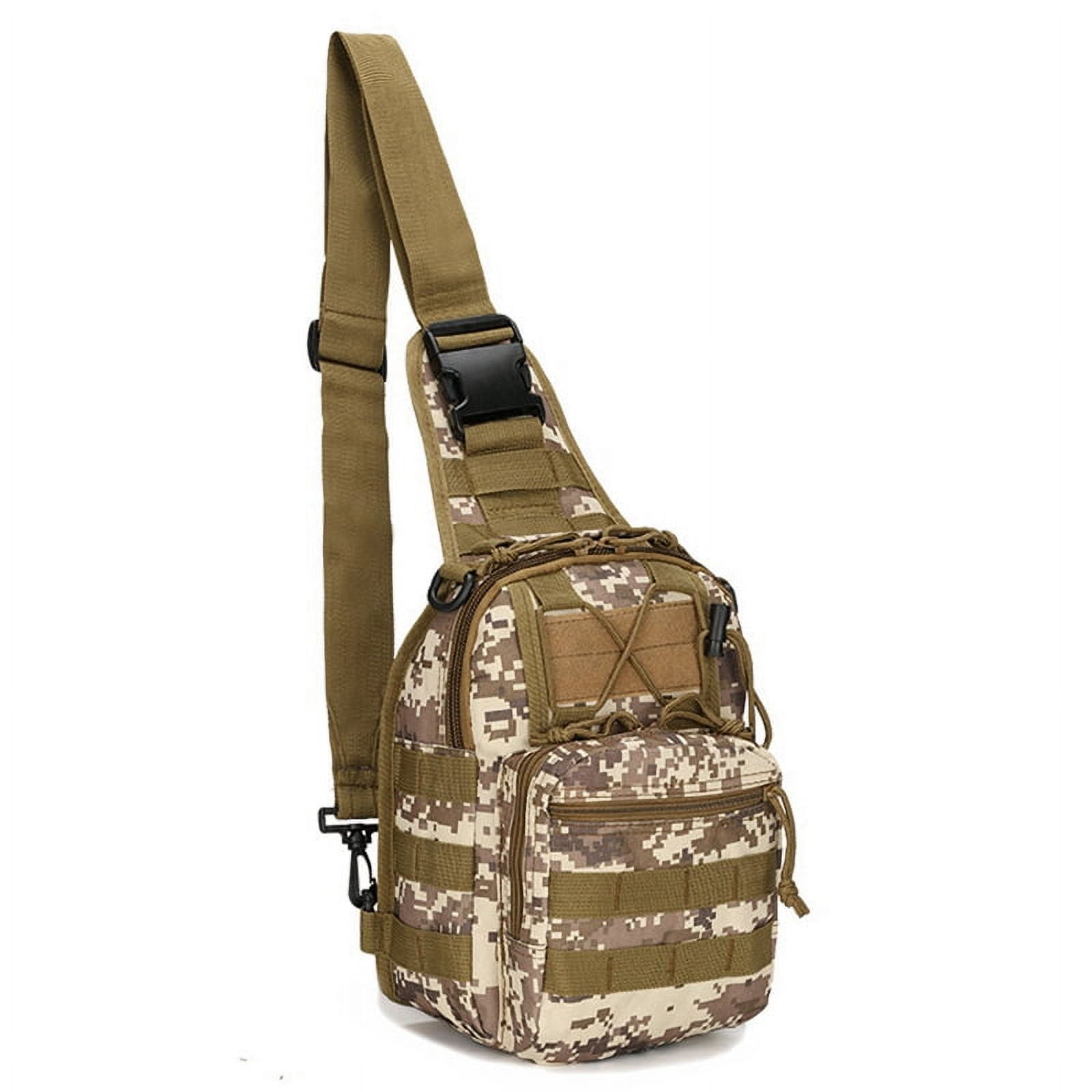 Tactical Shoulder Bag 800D Waterproof Oxford Small Chest Bag Outdoor ...