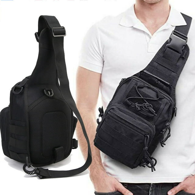 Tactical Sling Bag Pack Military Rover Shoulder Backpack EDC Molle ...