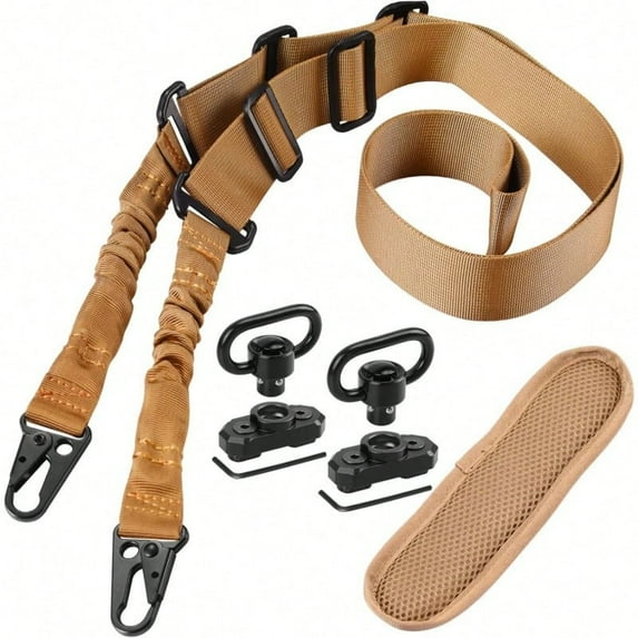 Tactical Sling Combo Set - Adjustable Two Point Traditional QD Sling ...