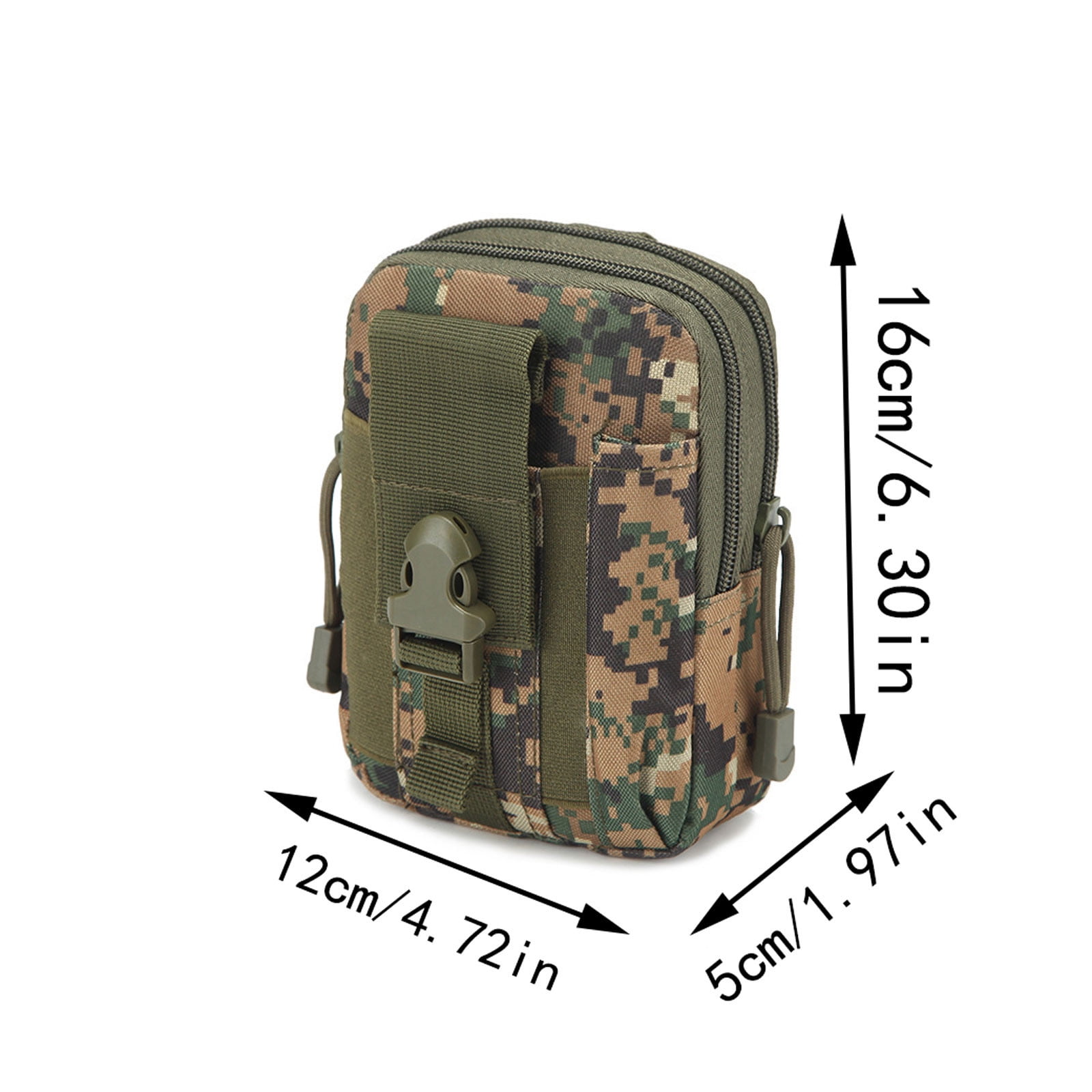 Tactical Waist Pack, Waterproof Molle System Belt with Phone Pouch ...