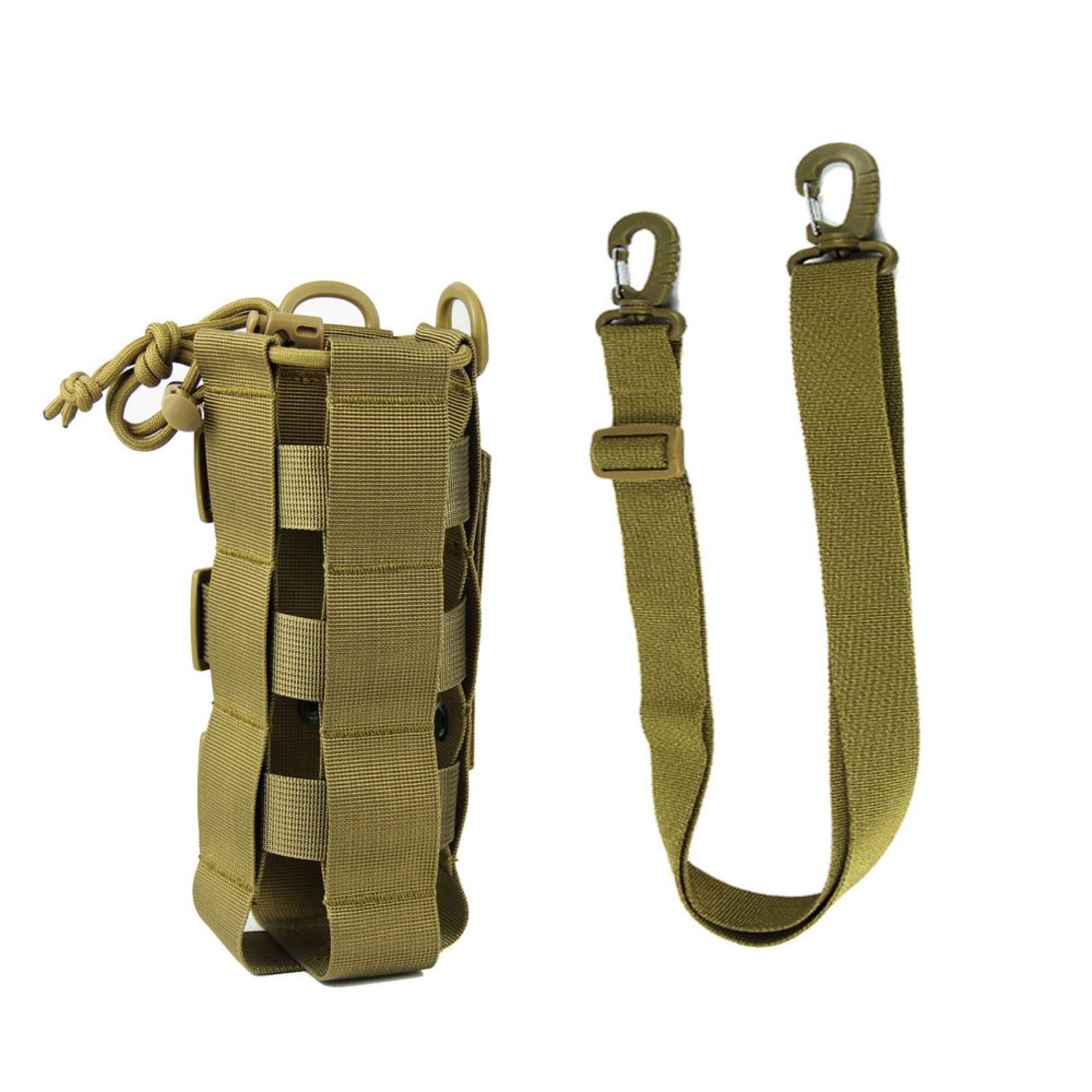 Tactical Water Bottle Pouch of Weave Design, Adjustable Outdoor Sports ...
