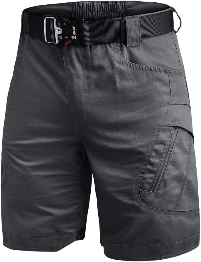 Tactical Workout Shorts for Men Outdoor Casual Quick Dry Hiking Cargo ...