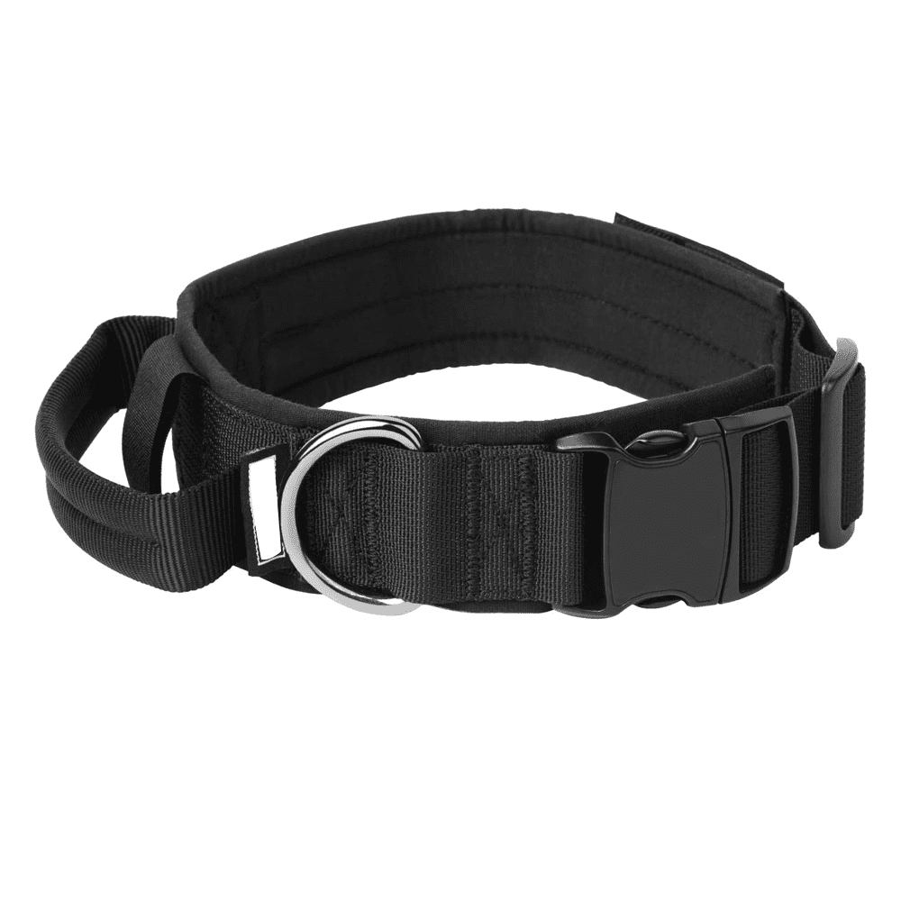 Tactical dog collar, adjustable military training collar strap handle ...