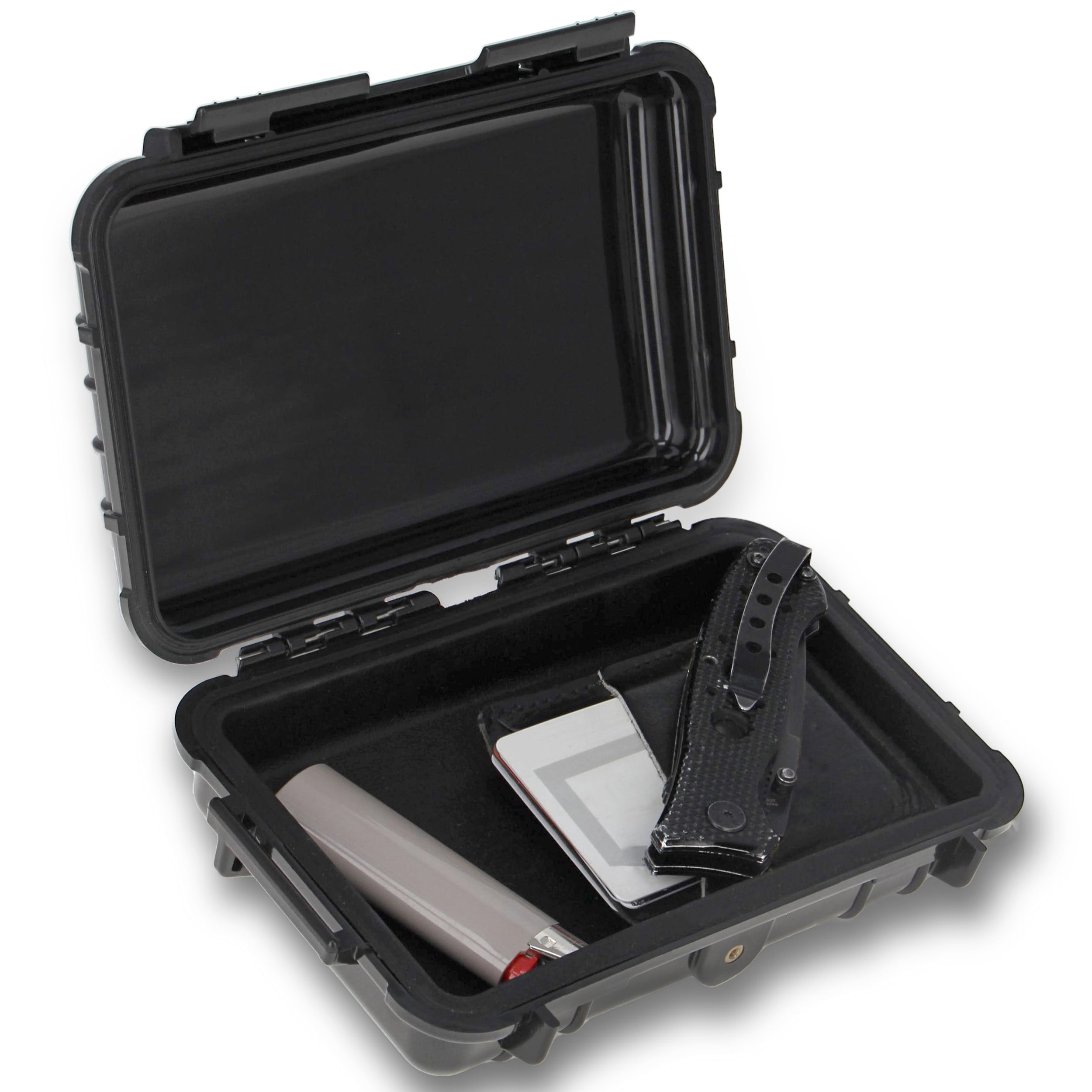 Tactical45 7.5 x 4.8 x 2.1in Hard Shell Case - Rubber Lining and ...