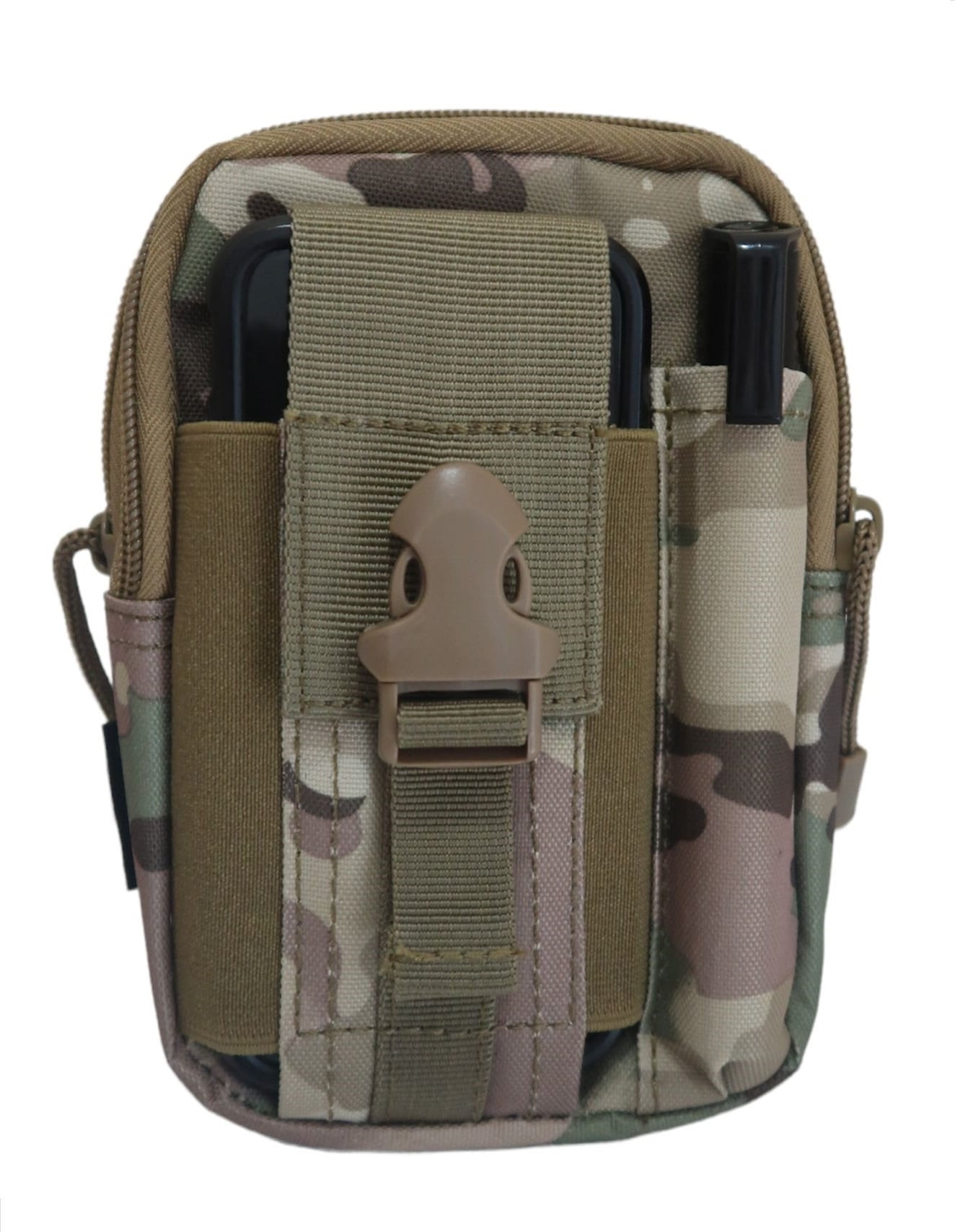 Tacticshop Belt Utility Tool Pouch for Hiking and Travel CP Color ...