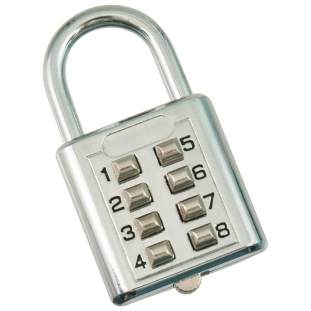 Tactile Push-Button Padlock - Walmart.com