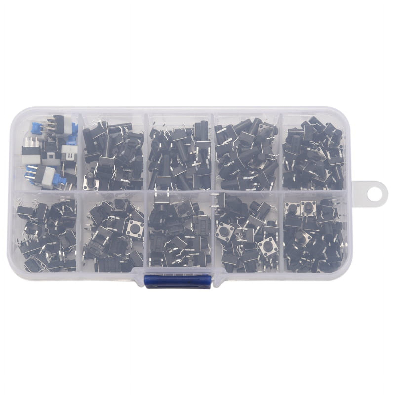 Tactile Push Button Switch -Momentary Tact Assortment Kit (6x6 Push ...