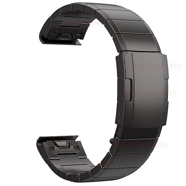 Tactix For Garmin 22mm 26mm Quickfit Titanium Straps Fenix 7x 6x 7 6 ...