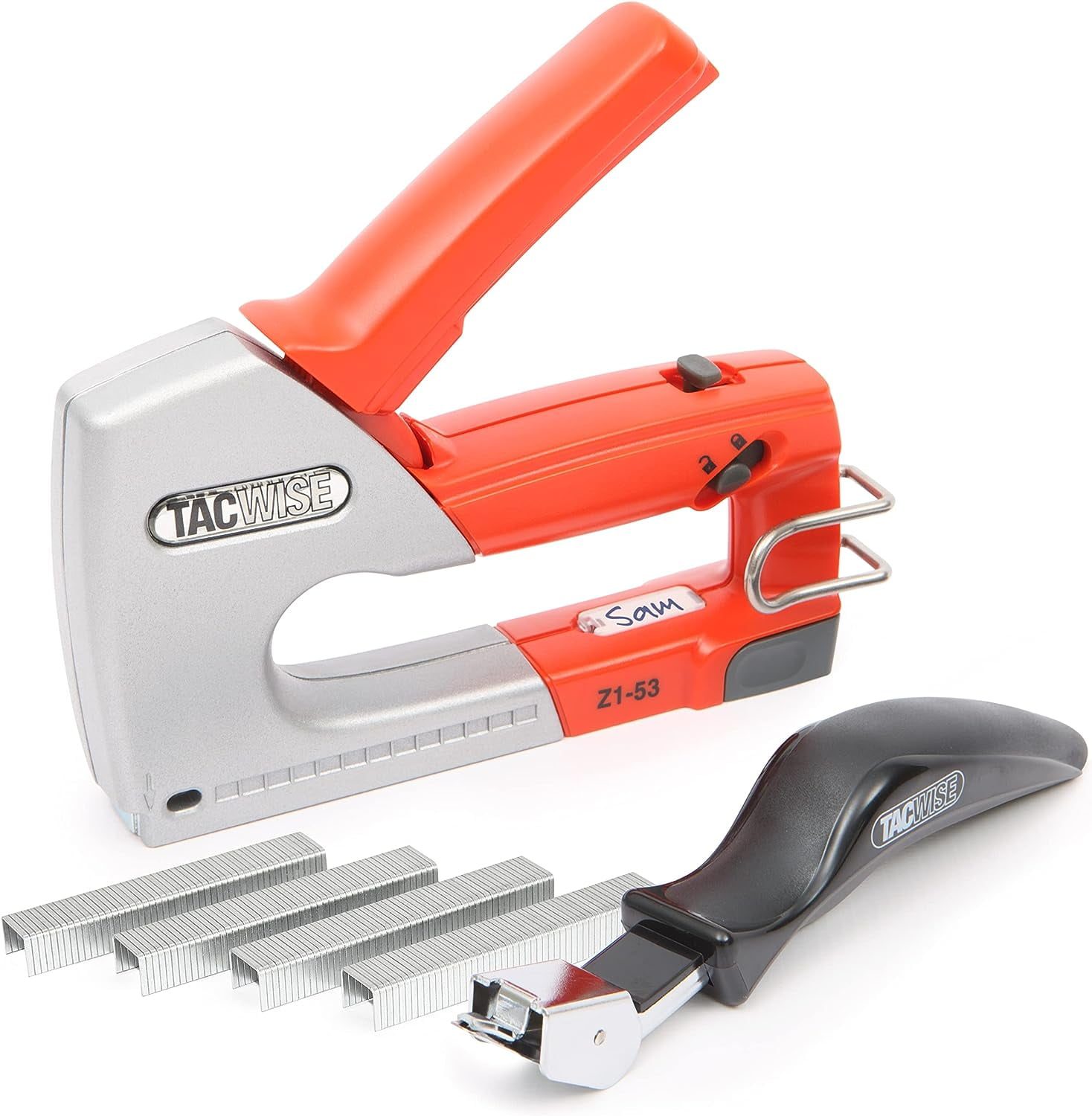 Tacwise 0889 Metal Staple Tacker Kit - Heavy Duty Staple Gun with ...